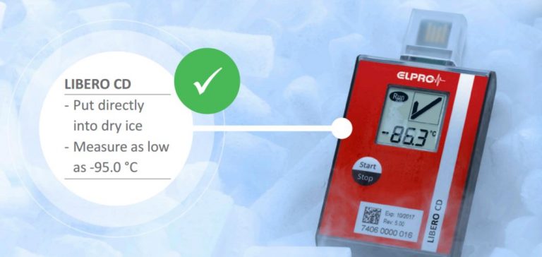 ドライアイス輸送梱包用 : LIBERO CD 温度ロガー | ELPRO（エルプロ）製品＆サービス | OOSUMI Logistics